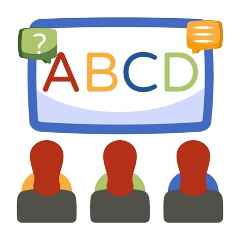 A Creative Design Icon Of English Class 34464475 Vector Art At Vecteezy