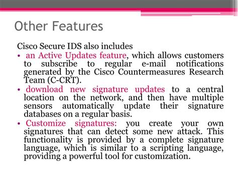 Ppt Cisco Secure Intrusion Detection System Powerpoint Presentation Free Download Id6672630