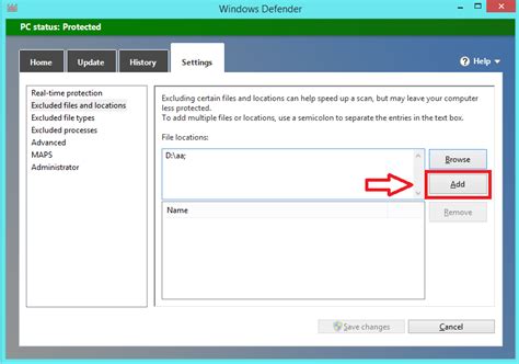 How To Exclude A File Folder From Windows Defender Malware Scan In