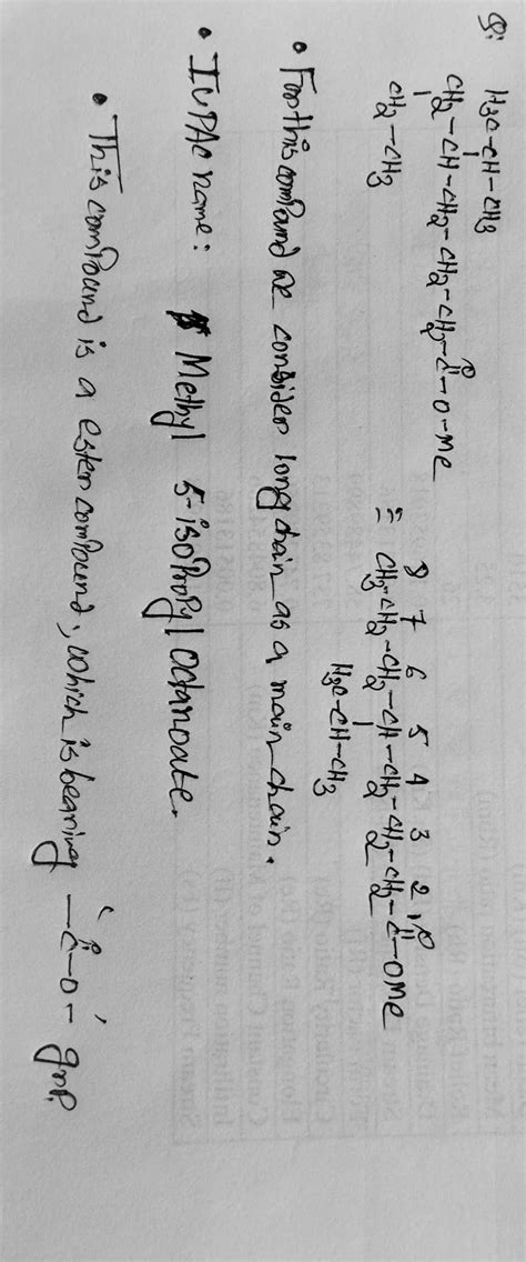 Solved Apply The IUPAC Naming Rules To The Following Molecule Course Hero