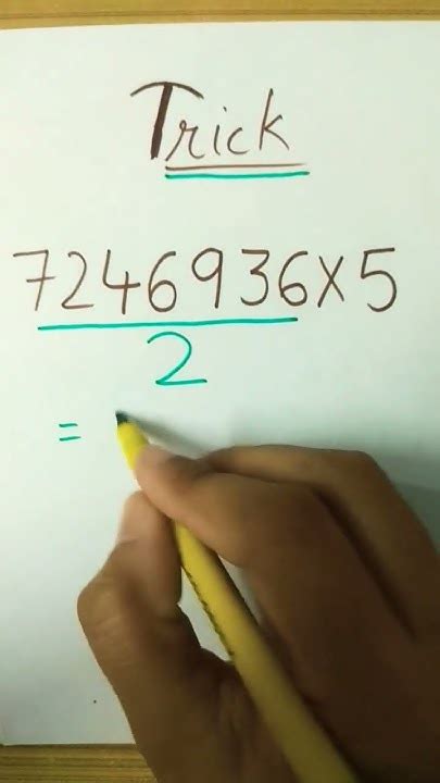 Multiplication Hack Maths Tricks Multiplication Viral Shorts Youtube