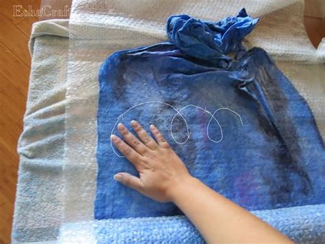 Палантин на шелке Мастер класс по валянию в технике нуно войлок Oblacco Валяние Войлок