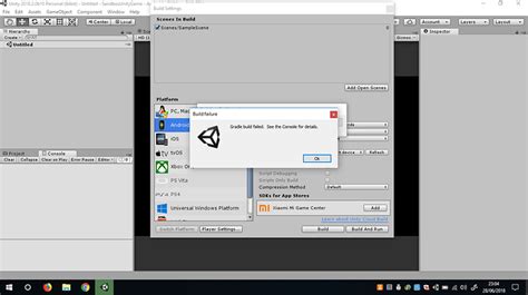Gradle Error Problem With Gradle Build Unity Engine Unity Discussions