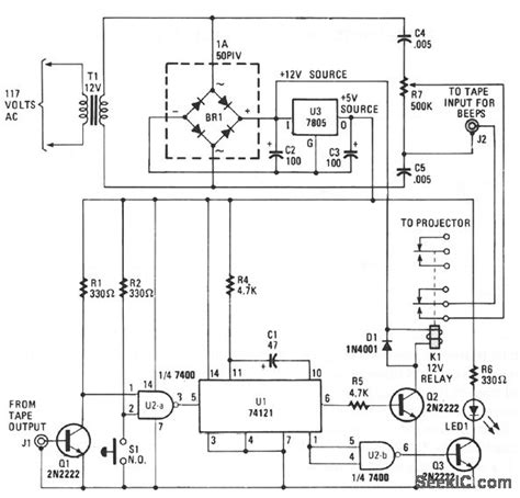 Slide Timer Measuring And Test Circuit Circuit Diagram