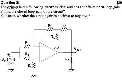 Solved Question The Opamp In The Following Circuit Is Chegg