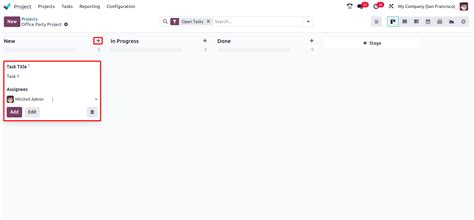 How To Configure Task Stages And Project Stages In Odoo 18