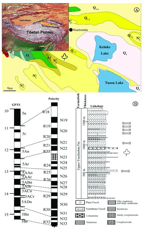 Geological Setting Of The Fossil Locality A Maps Showing The Fossil Download Scientific