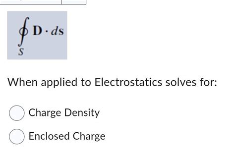 Solved The Electric Flux Density Is Related To Electric