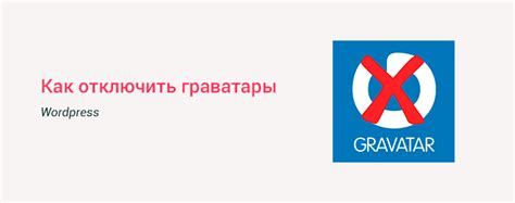 ТОП3 спсоба Gravatar Wordpress отключить