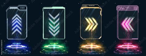 Futuristic Vector Hud Interface Screen Design Digital Callouts Titles Hud Ui Gui Futuristic