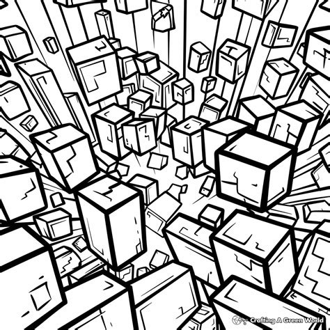 Free Printable 3 Dimensional Coloring Pages 2025