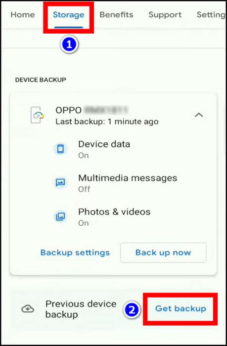 How To Backup Restore Android Phone Using Google One