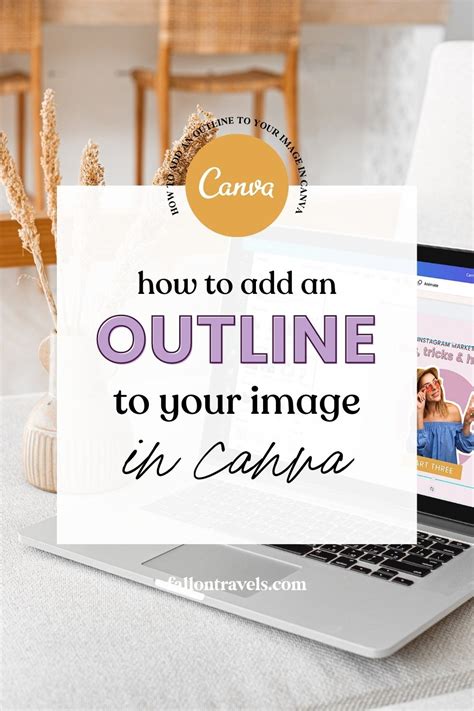How To Add A White Outline To Your Image In Canva — Fallon Travels