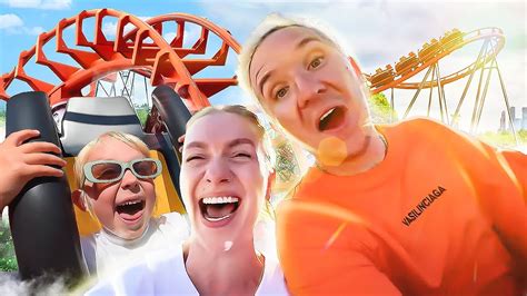 САМЫЙ БОЛЬШОЙ ПАРК АТТРАКЦИОНОВ В МИРЕ Васька перепугалась Youtube