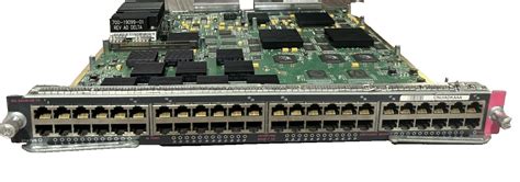 Used Cisco 48 Port 10 100 1000 Mbps Interface Module WS X6548 GE TX UBB Threads