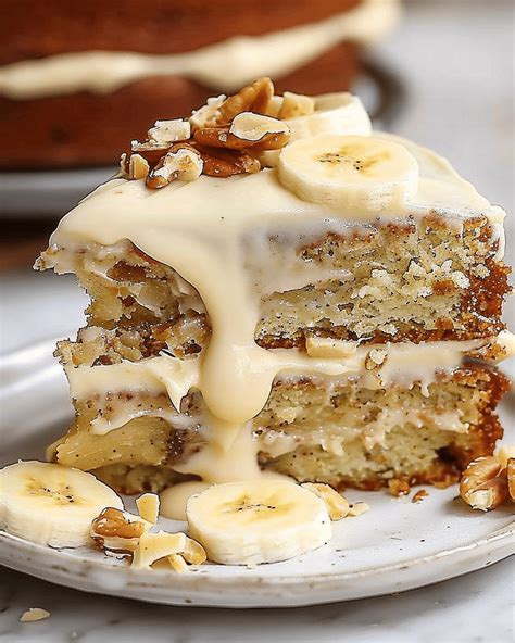 Banana Cake With Cream Cheese Frosting Yumma Deeasy