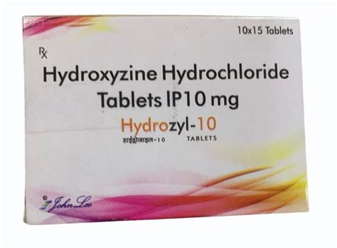 Hydroxyzine Hydrochloride Tablets 10 Mg At Best Price In Mumbai