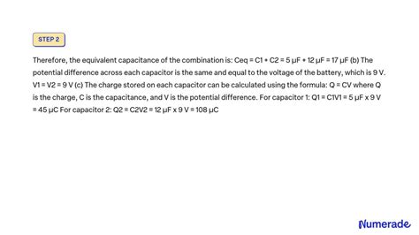 SOLVED Two capacitors C μF and C μF are connected in parallel and the resulting