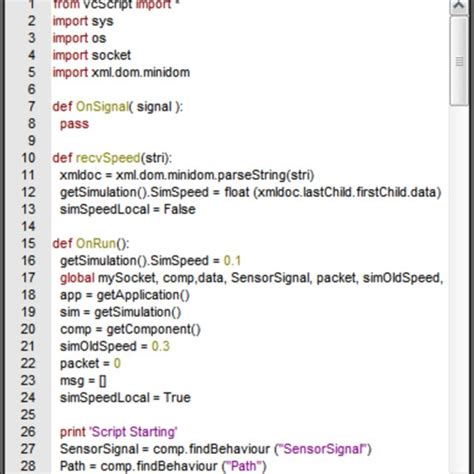 An Example Of A Python Code To Get Actions From Buttons And Menus In Download Scientific