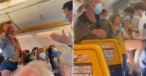 Woman Refusing To Wear Mask Dragged Off Ryanair Plane Metro News