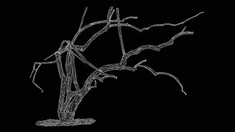 Cherry Tree Trunk 3d Model By Polygonal Miniatures