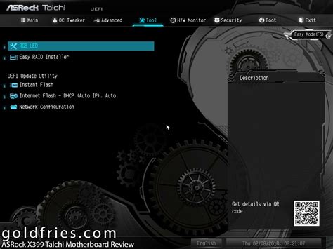 Asrock X Taichi Motherboard Review Goldfries