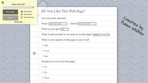 Reponsive Survey Form