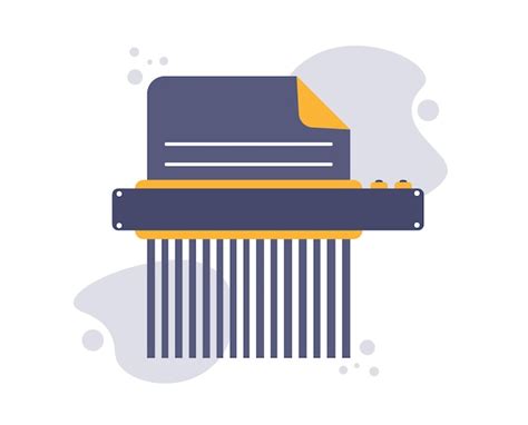 Premium Vector Shredder Confidential And Private Document Office Information Protection