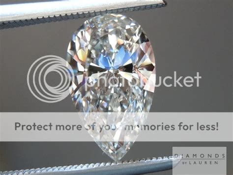 160ct G Si1 Pear Diamond