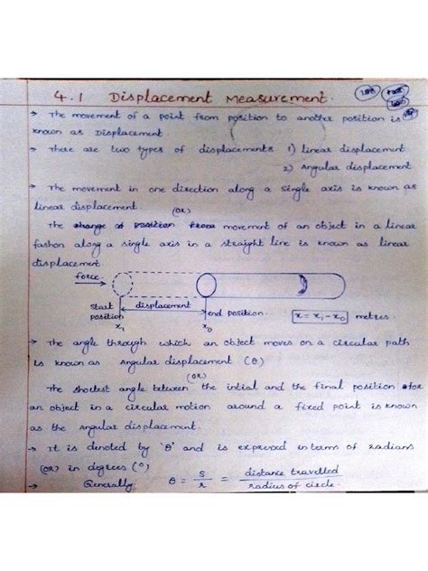 Displacement Measurement Pdf