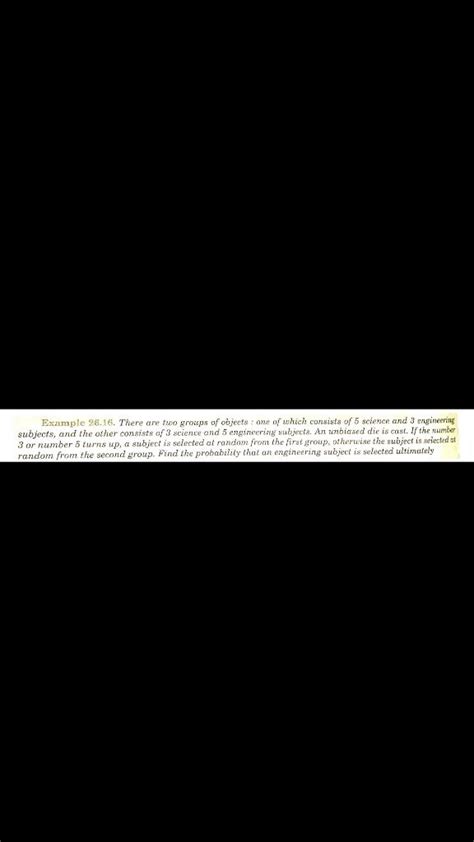 Solved Example 26 16 There Are Two Groups Of Objects One Chegg Com