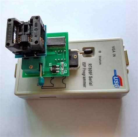 Rt809f Programmer 8 Adapter Ic Clips Eprom Programmer Chip Program 1 8v Adapter Vga Lcd