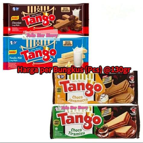 Jual Bungkus Tango Wafer Choco Series Choco Tiramisu Rasa Coklat Tiramisu Halal 130gr Tango