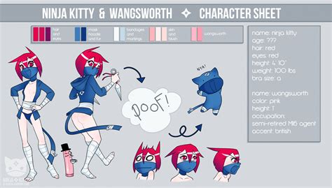 Ninja Kitty Character Sheet 2013 By Ninjakitty Hentai Foundry