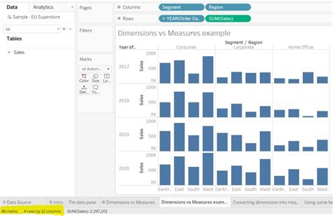 Dimensions And Measures In Tableau What They Are And How To Use Them The Data School