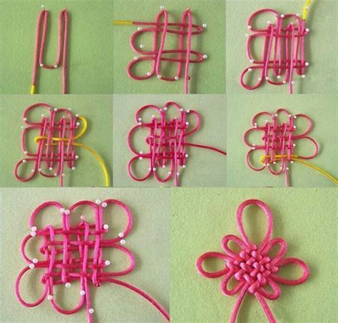 chinese knot rope crafts diy diy friendship bracelets tutorial macrame knots pattern