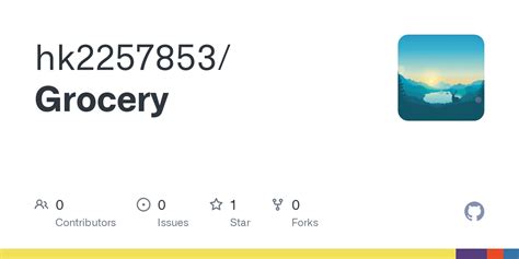 github hk2257853 grocery