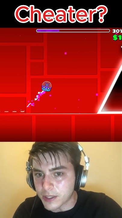 Geometry Dash Is He Cheating Gd Shorts Short Viral Geometrydash Youtube
