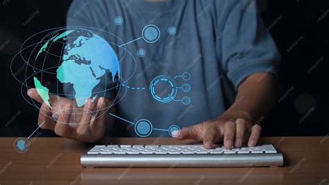 클라우드 컴퓨팅 가상 글로벌 인터넷 연결 메타버스 사물 인터넷 디지털 링크 기술 인터넷 기술을 통한 빅 데이터 액세스 프리미엄 사진