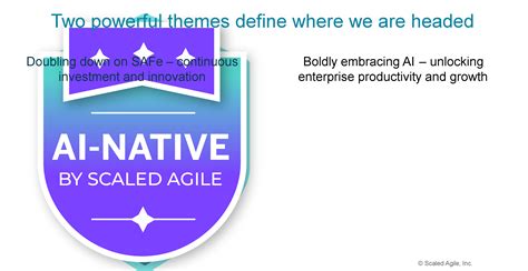 Thriving In The Age Of Ai With Scaled Agile Scaled Agile Framework