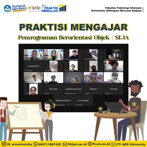 Praktisi Mengajar Pemrograman Berorientasi Objek Kelas Si3a Fti