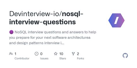 GitHub Devinterview Io Nosql Interview Questions NoSQL Interview Questions And Answers To