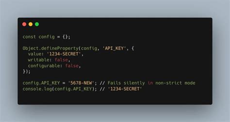Enforcing Read Only Properties With Objectdefineproperty You Can Lock