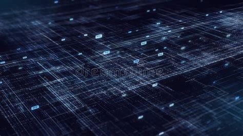 digital binary code data technology complexity and data flood online business concept dark