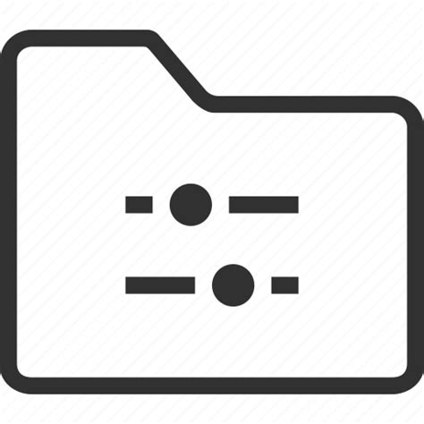 Folder Document Archive File Configuration Settings Icon