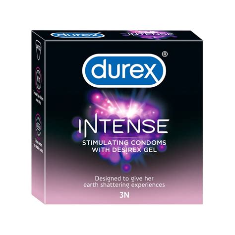 Durex Intense Condom For Her Extra Pleasure 3 Pieces Price Buy