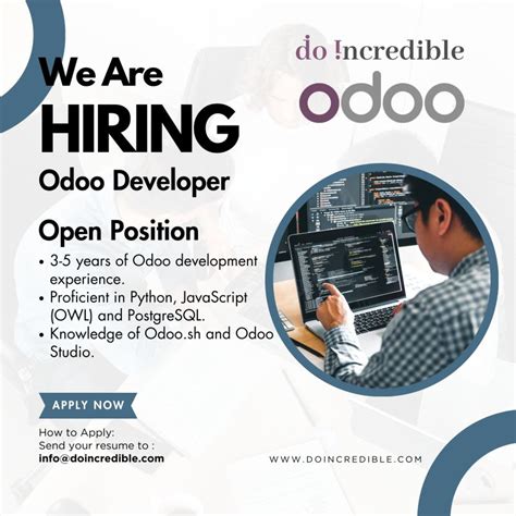 Prashant Arvind On Linkedin Vacancies Opportunity Odoodevelopers