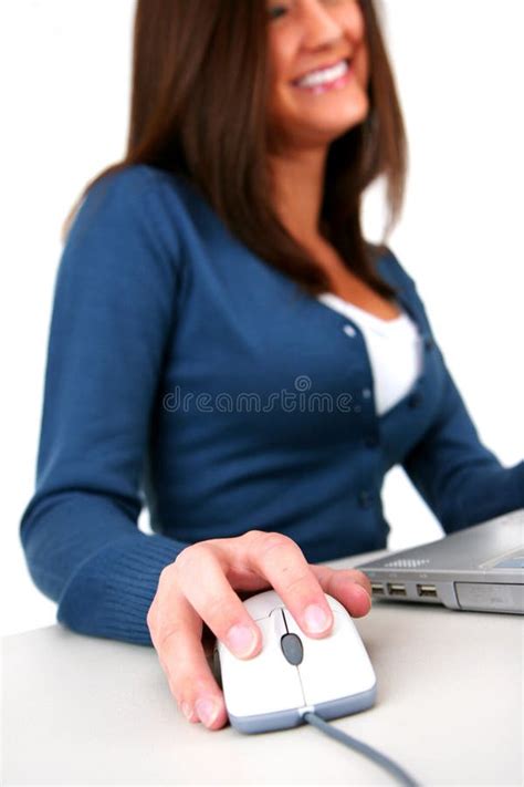 Computer User Stock Photo Image Of Businesswoman Female 4288802