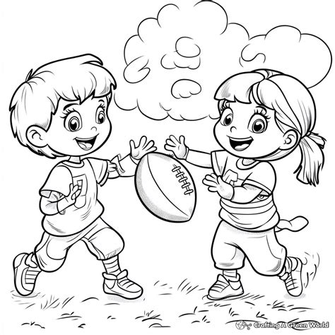 Cartoon Football Players Coloring Pages 2025