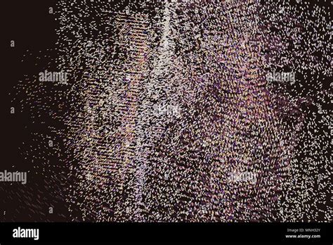 Shape Of Motion Particle Or Random Abstract Background Pattern Vector Illustration Graphic